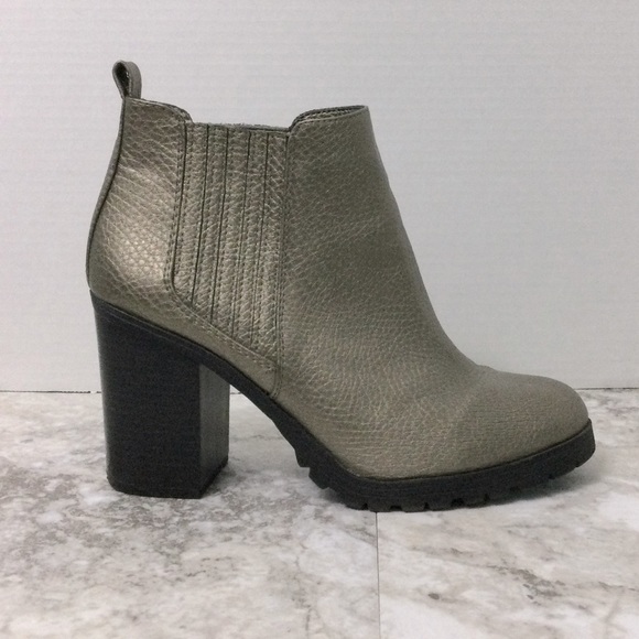 Sam & Libby | Shoes | Sam Libby Deanna Vegan Leather Metallic Chunky ...